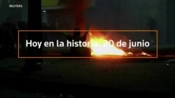 Hoy en la historia: 20 de junio