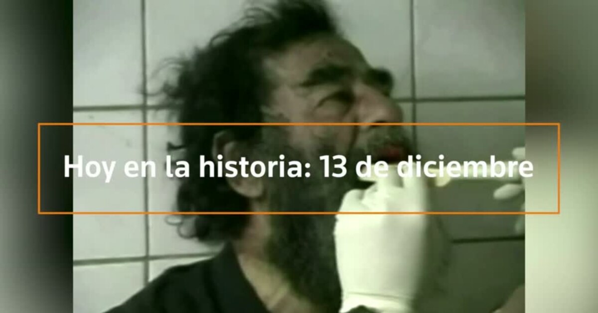 Hoy en la historia: 13 de diciembre