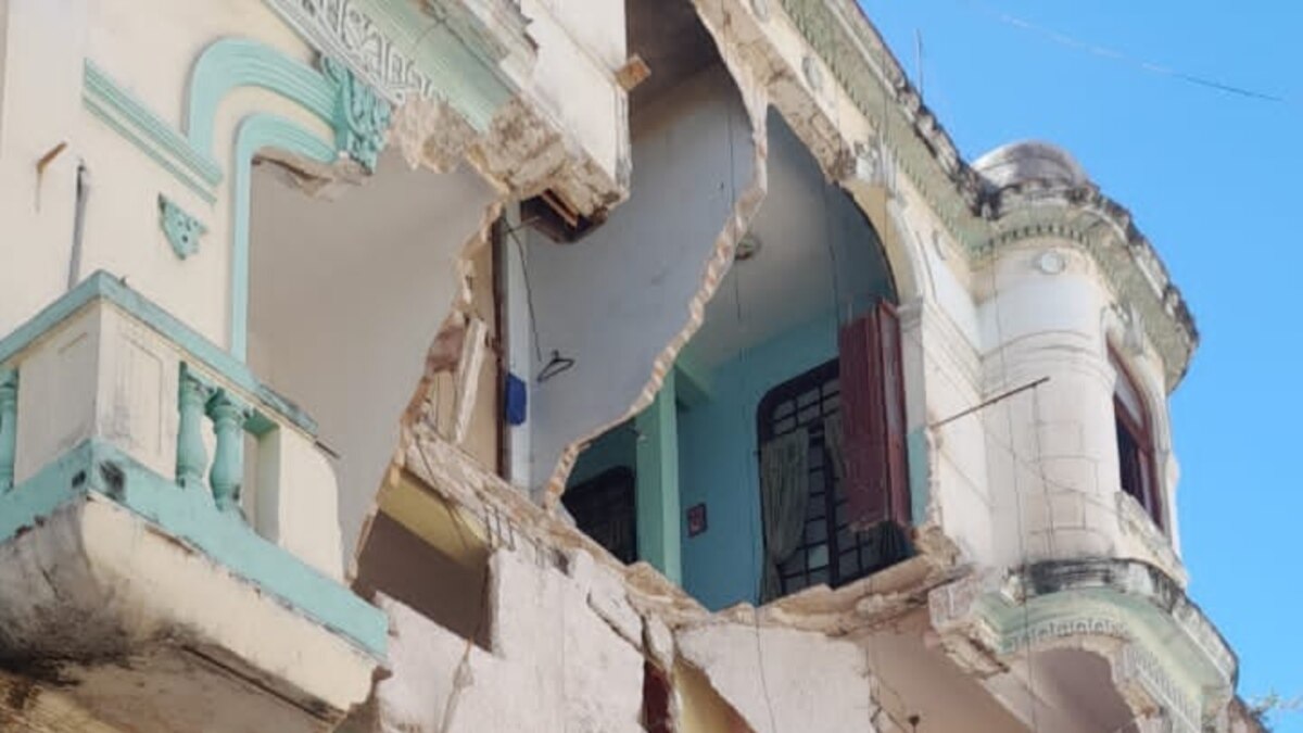 Se derrumba un edificio en La Habana Vieja