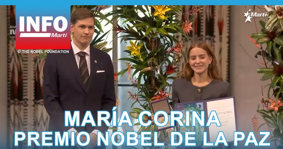 Info Martí | María Corina no pudo asistir a la ceremonia