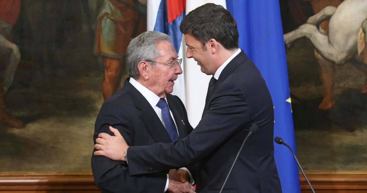 Matteo Renzi se reunirá con Raúl Castro en su primera visita a Cuba