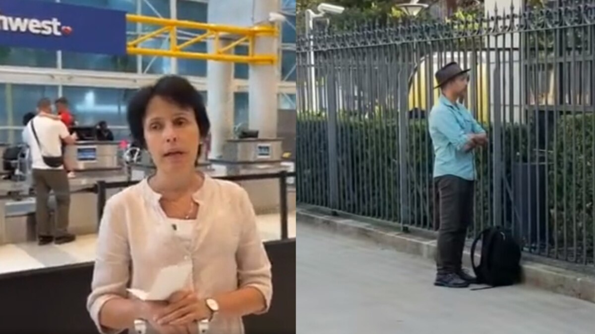 Ariel Ruiz Urquiola comienza ayuno frente a la sede de la Oficina de la ...