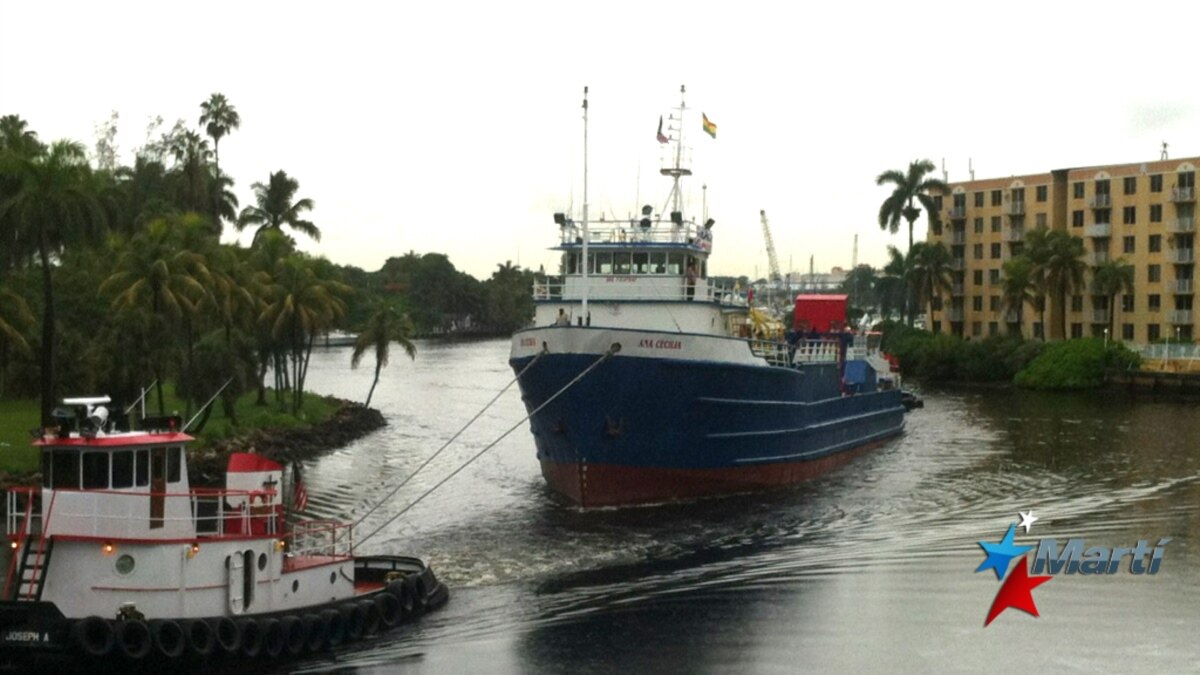 Rumbo a Cuba embarcación con envíos desde Miami