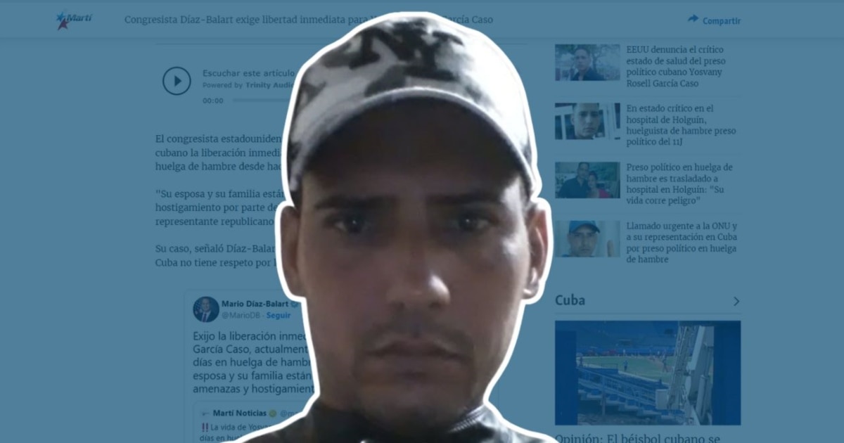 Congresista Díaz-Balart exige libertad inmediata para Yosvany Rosell ...