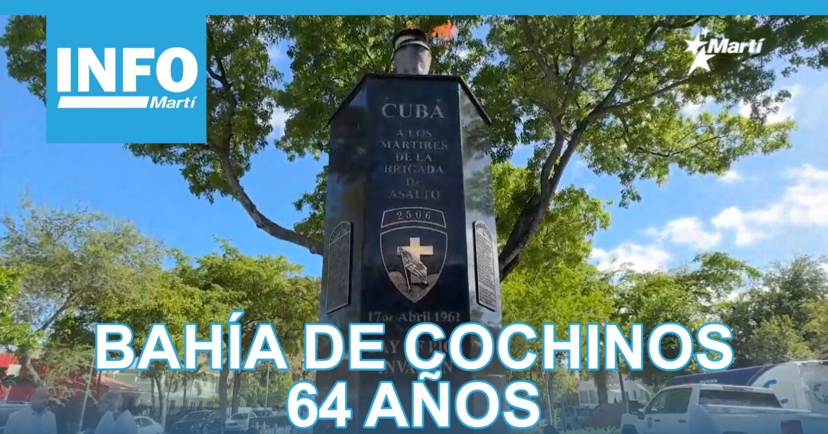 Honran a la Brigada 2506 en el aniversario 64 de Bahía de Cochinos
