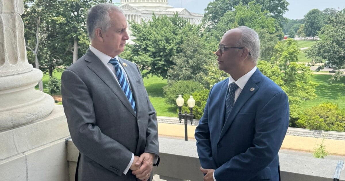 Mario Díaz-Balart se reúne con Albert Ramdin, secretario general de la OEA